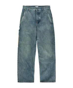 Loewe Panelled Straight-leg Jeans - Blue