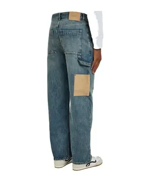 Loewe Panelled Straight-leg Jeans