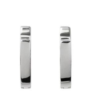 Burberry Shield Slim Hoop Earrings