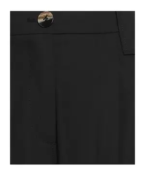 GANNI Solid Color Tapered Dress Pants