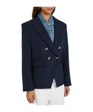 Veronica Beard Slate Dickey Denim Jacket Insert