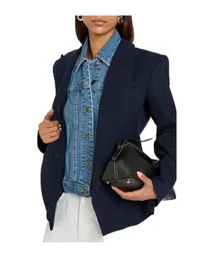 Veronica Beard Slate Dickey Denim Jacket Insert