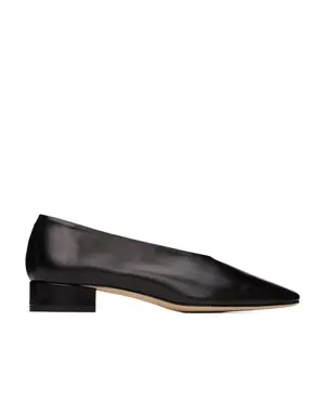 AeydĒ Delia 25mm Leather Pumps - Black