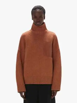 J.W.ANDERSON Jw Anderson Turtleneck Pocket Patch Knitted Jumper