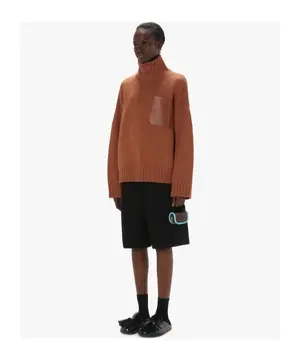 J.W.ANDERSON Jw Anderson Turtleneck Pocket Patch Knitted Jumper