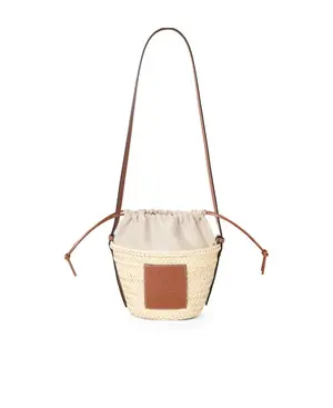 Loewe Anagram Patch Drawstring Bucket Bag