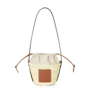 Loewe Anagram Patch Drawstring Bucket Bag