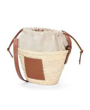 Loewe Anagram Patch Drawstring Bucket Bag