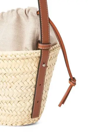 Loewe Anagram Patch Drawstring Bucket Bag