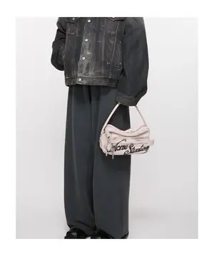 Acne Studios Logo Print Shoulder Bag