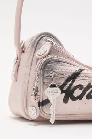 Acne Studios Logo Print Shoulder Bag