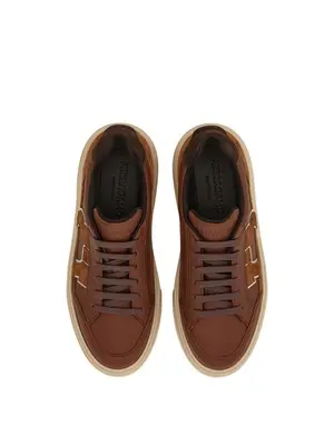 FERRAGAMO Gancini Low-top Sneakers