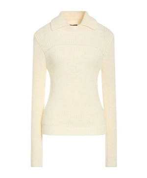 Rag & Bone Minimalist Solid Color Knit Top - Ivory