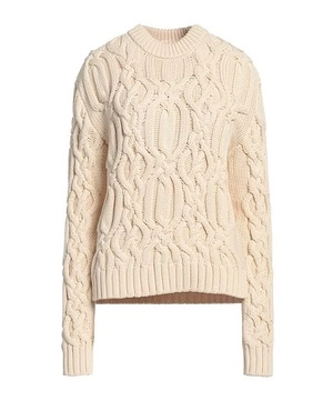 Sportmax Crew Neck Long Sleeve Sweater - Nude