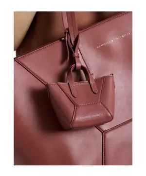 Brunello Cucinelli Precious Chain Duo Micro Bag