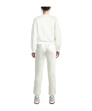 GANNI Solid-color Suede Sweatshirt