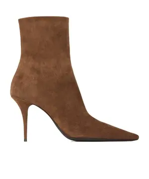 SAINT LAURENT Saint Laurent Ashley Ankle Pointed Toe Boots