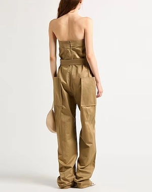 Saint Laurent Twill Sleeveless Dress