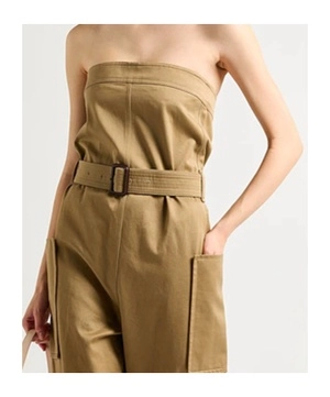 Saint Laurent Twill Sleeveless Dress