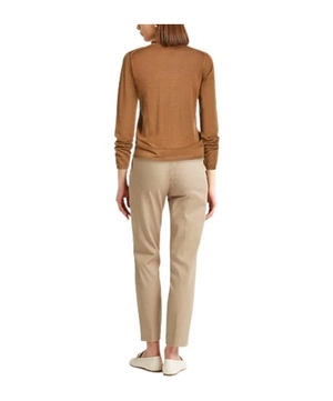 Max Mara Solid Lightweight Wool Turtleneck Sweater