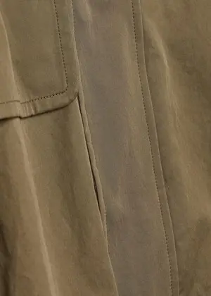 FRAME Belted Cotton Trench Jacket