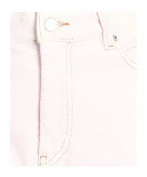 GANNI Straight-leg Pants With Tie-dye Design And Belt Buckle Detail