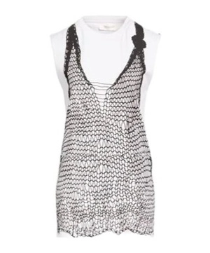 Sportmax Solid Color Sleeveless T-shirt - Gray