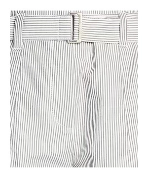 Brunello Cucinelli Striped Belted Twill Shorts