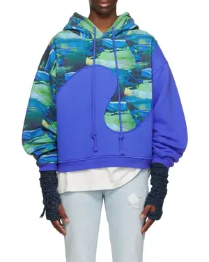 ERL Abstract Printed Drawstring Hoodie