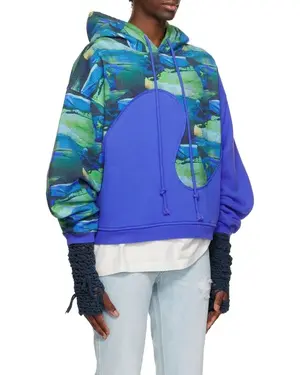 ERL Abstract Printed Drawstring Hoodie