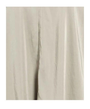 Rick Owens Satin Short-sleeved V-neck Top