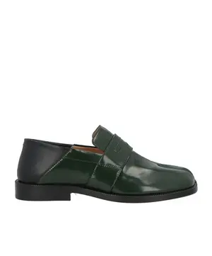 MAISON MARGIELA Two-tone Leather Loafers - Black