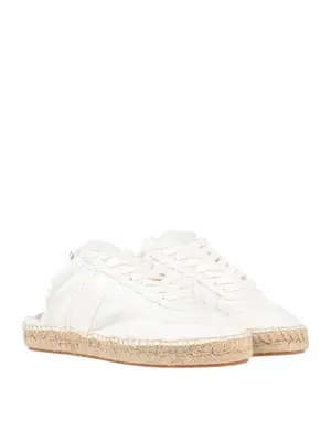 MAISON MARGIELA Minimal Lace-up Canvas Flats