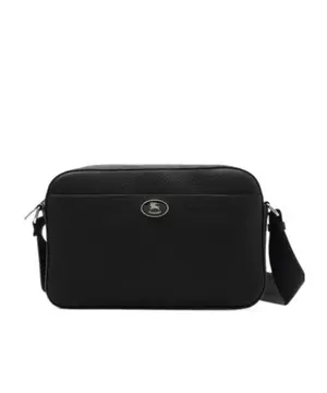 Burberry Knight Stamp Crossbody Bag - Black