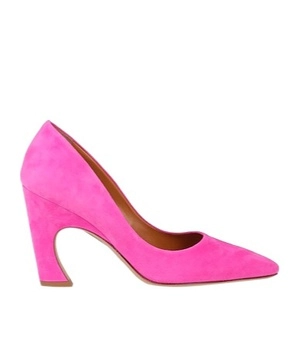 Chloé Pointed Toe Stiletto Suede Pumps
