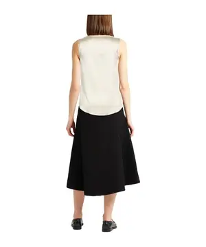 Brunello Cucinelli Sleeveless Satin Top