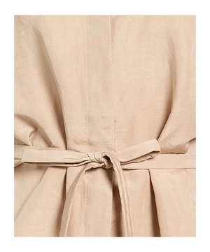 Max Mara Long Sleeve Taffeta Shirt With Belt