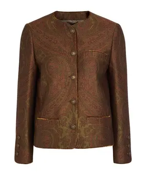 Etro Paisley Jacquard Tailored Woven Jacket