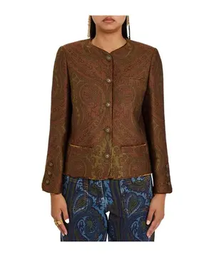 Etro Paisley Jacquard Tailored Woven Jacket