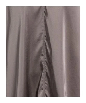 Rick Owens Solid-color Satin Short-sleeved Top