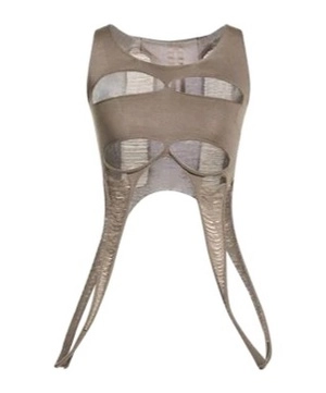 Rick Owens Wool Knitted Vest - Gray