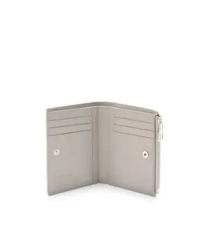 Loewe Slim Compact Wallet In Textured Classic Calfskin