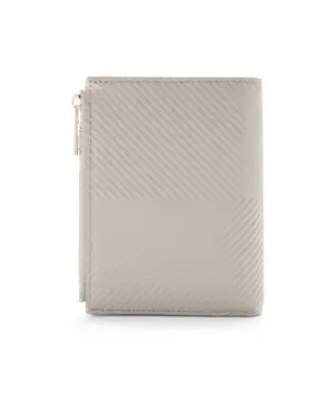 Loewe Slim Compact Wallet In Textured Classic Calfskin