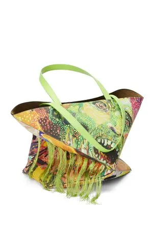 Loewe Xl Puzzle Fold Tote In Classic Calfskin