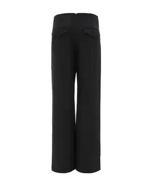 DION LEE V-wire Straight-leg Cut-out Trousers