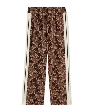 Palm Angels Camo Palm Tree Printed Track Pants - Brown