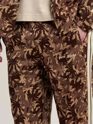 Palm Angels Camo Palm Tree Printed Track Pants
