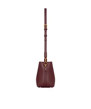 Saint Laurent Le 37 Small In Shiny Leather - Red