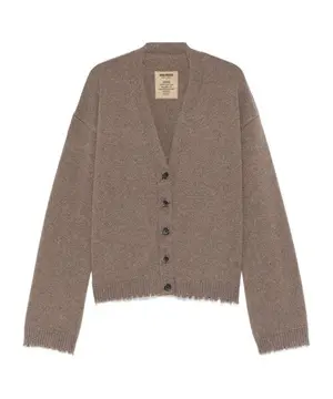 UMA WANG Over Cashmere Cardigan - Brown