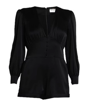 Saint Laurent Casual Minimalist Jumpsuit - Black